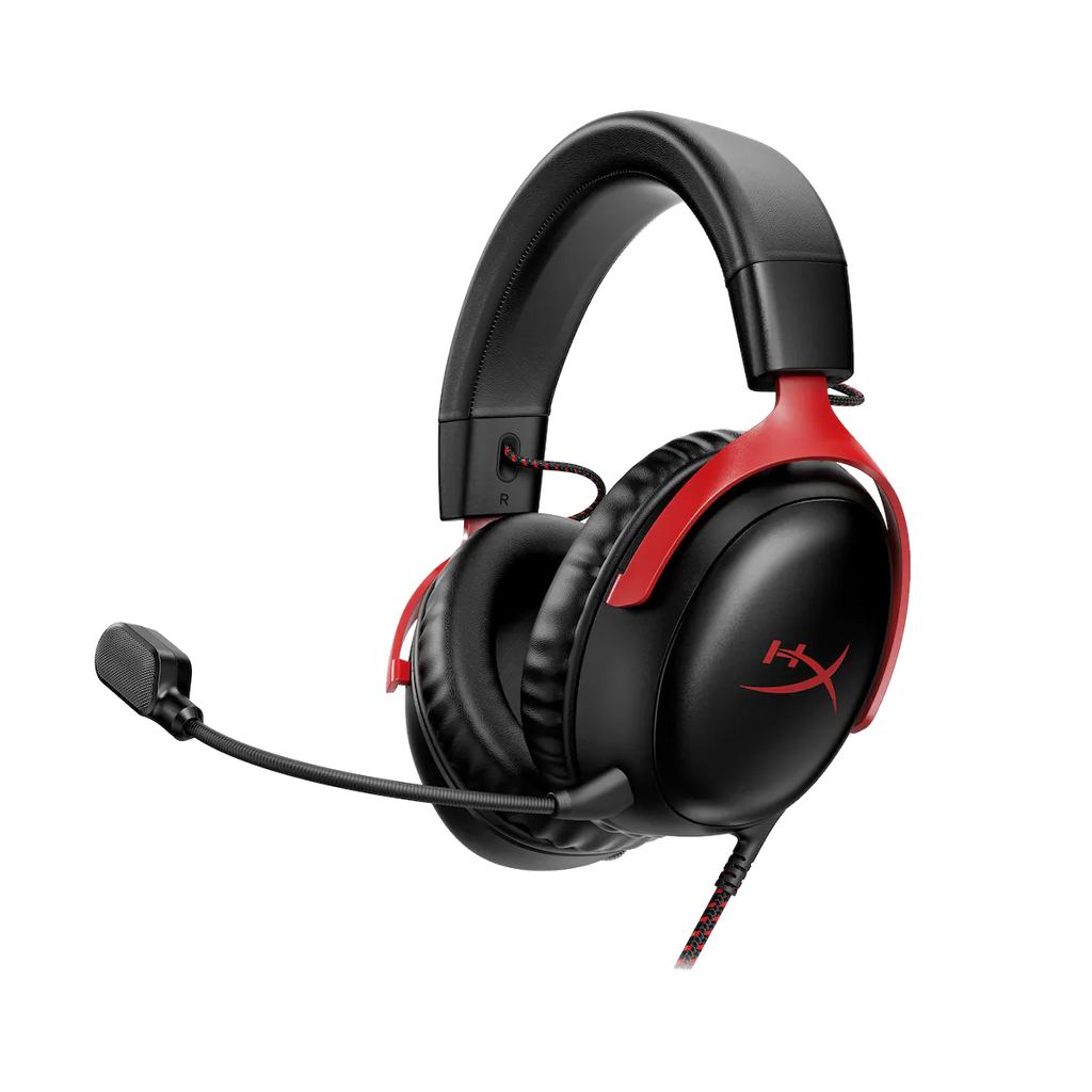 HyperX Cloud III Wired Gaming Headset - Black/Red – No Compromise Gaming